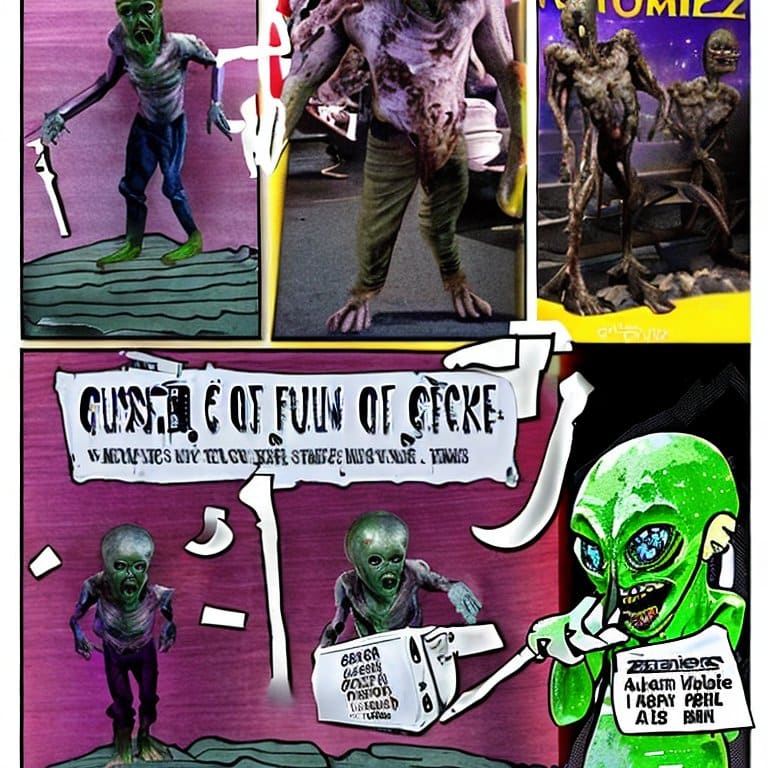 Alien vs. Zombies - The Dark Lurking